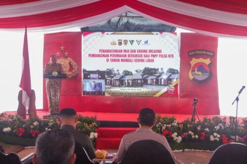 Ground Breaking Pembangunan Perumahan Taman Mandali Gerung - anews